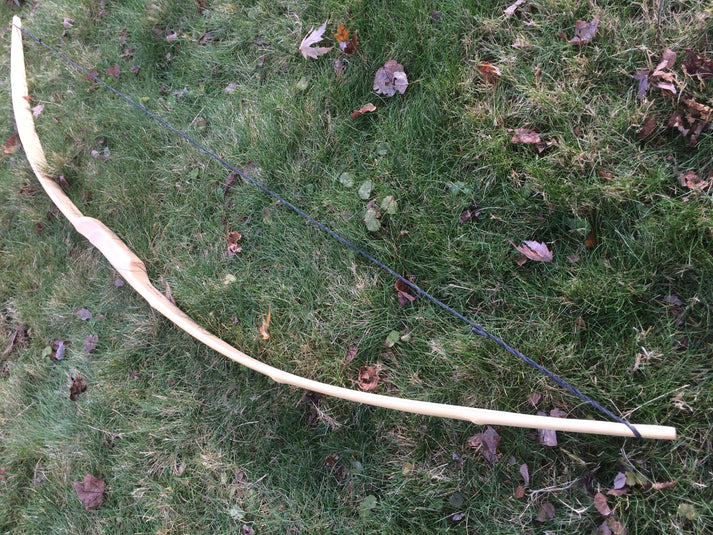 71" Bamboo Backed Hickory Longbow – Barebow Archery